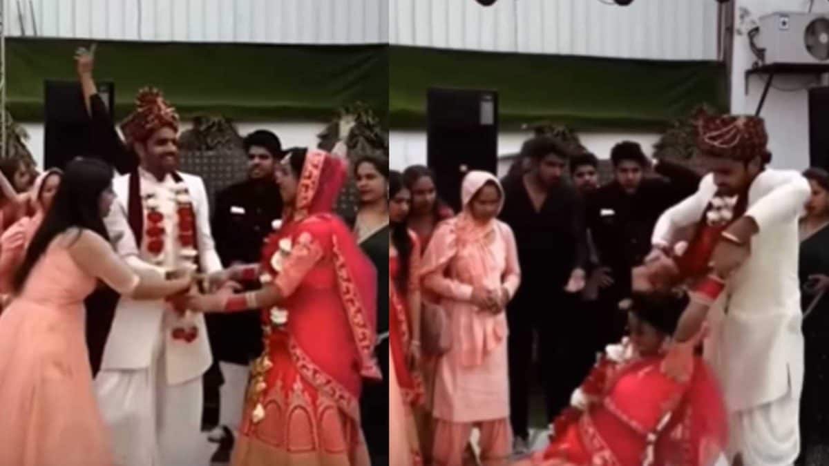 Woman Makes Groom Dance On Wedding Day, Internet Calls His Angry ...