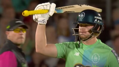 England Batter Lights Up Hundred By Topping Batting And Six-Hitting ...