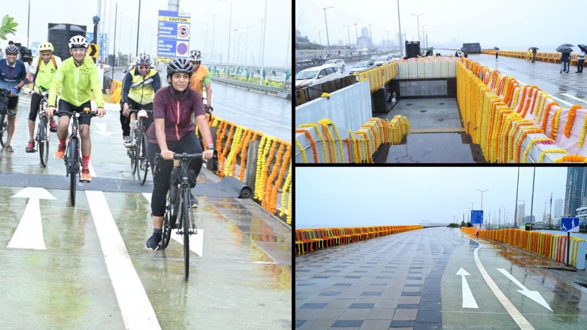 Mumbai Coastal Road’s Worli Promenade Is Now Open: Jog, Walk, Cycle ...