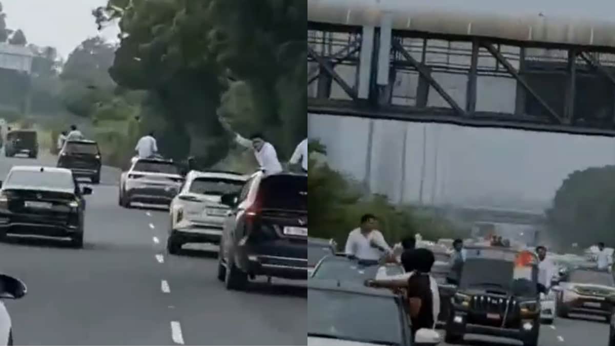 ‘Inko Jail Main Hona Chahiye:’ Luxury Car Convoy Brings Gurugram-Delhi ...