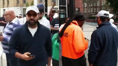 Watch: Rohit Sharma Arrives At The Oval For 5th Test, Gets Ticket ...