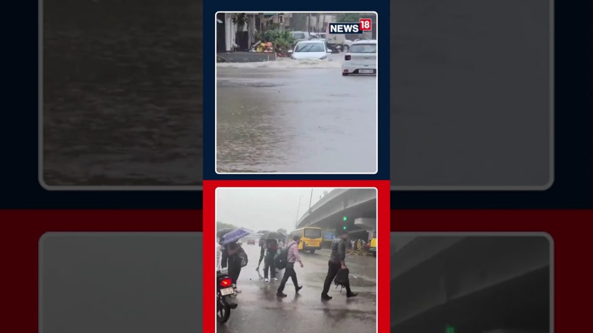 Gurugram Streets Turn Into Water Streams After Continuous Downpour ...