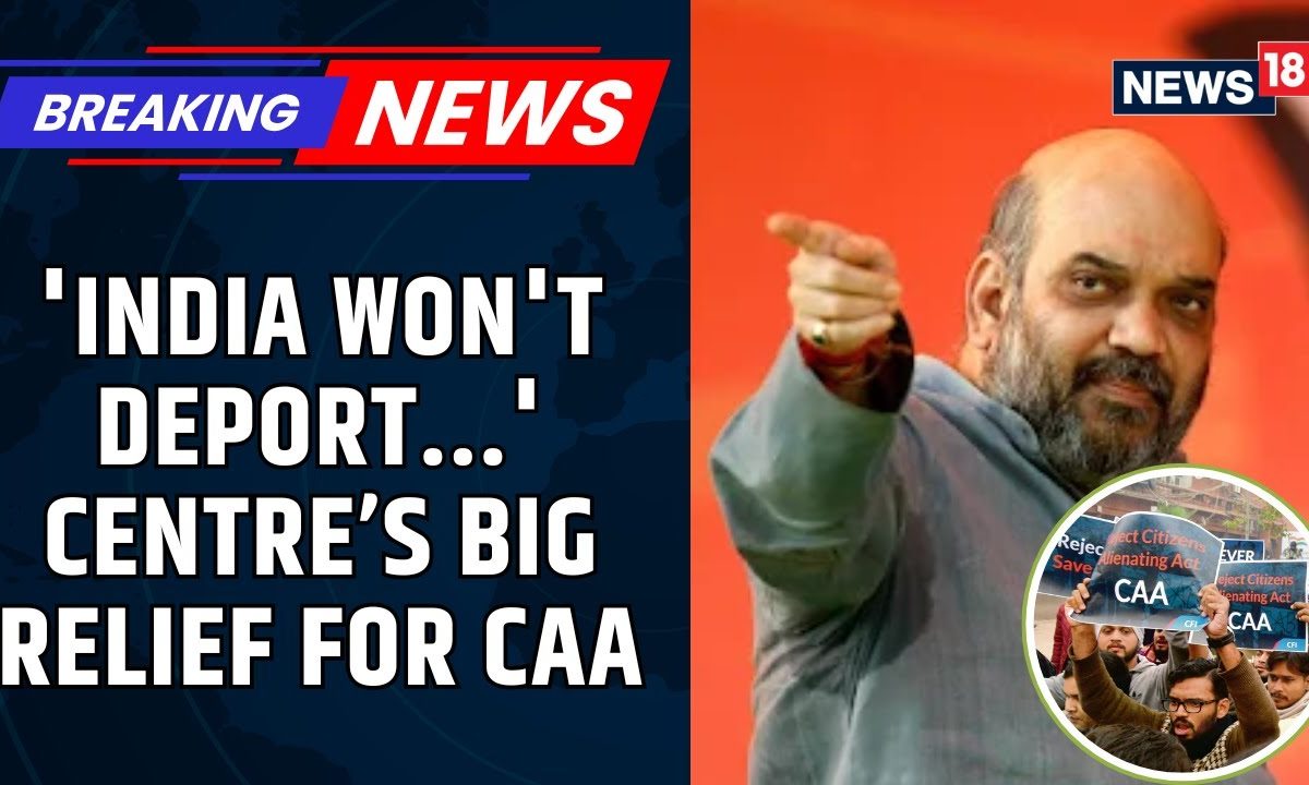 CAA Breaking News: Relief For Persecuted Minorities From Pakistan ...