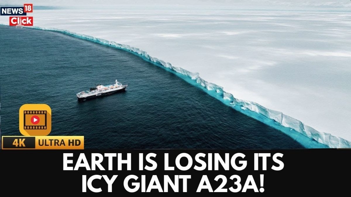 World’s Largest Iceberg A23a BREAKS UP | Antarctica Ice Melt Disaster ...