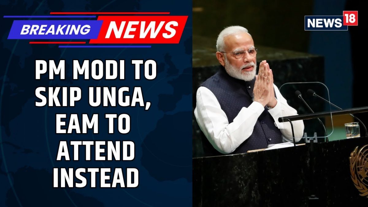 PM Modi To Skip UNGA, EAM Jaishankar to Represent India Amidst US-India Tariff Tensions | News18 ...