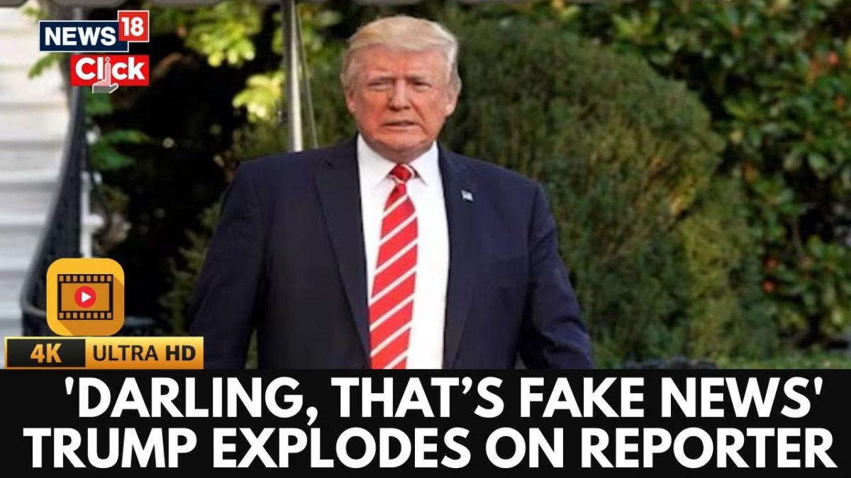 Donald Trump Latest News | Trump Lashes Out At Reporter Over Chicago ...