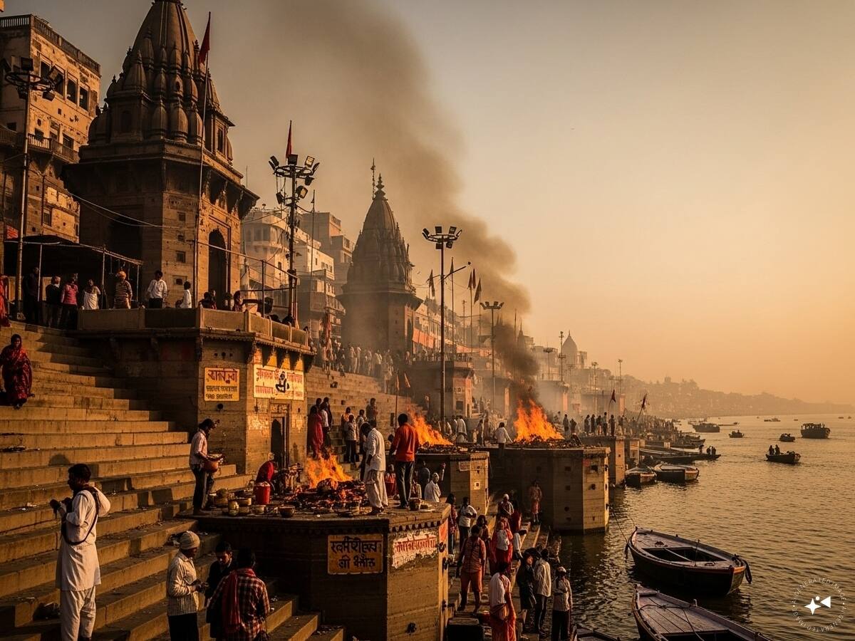 Why Is ‘94’ Written on Ashes at Varanasi’s Manikarnika Ghat? The ...
