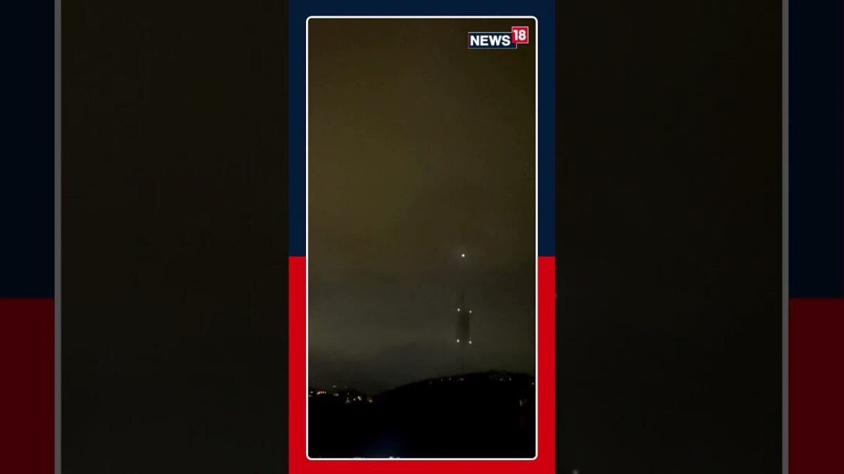 Lightning Strikes Antenna in Barcelona Amid Heavy Rains, Dramatic ...