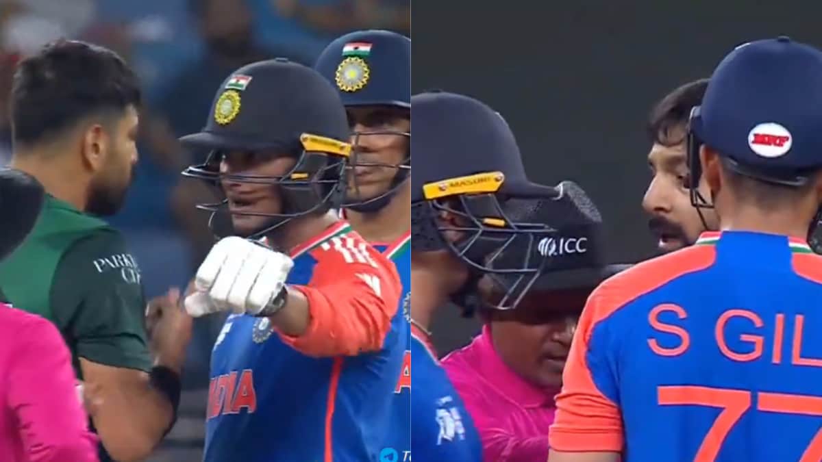 Fight Breaks Out Between Abhishek Sharma And Haris Rauf, Video Viral ...