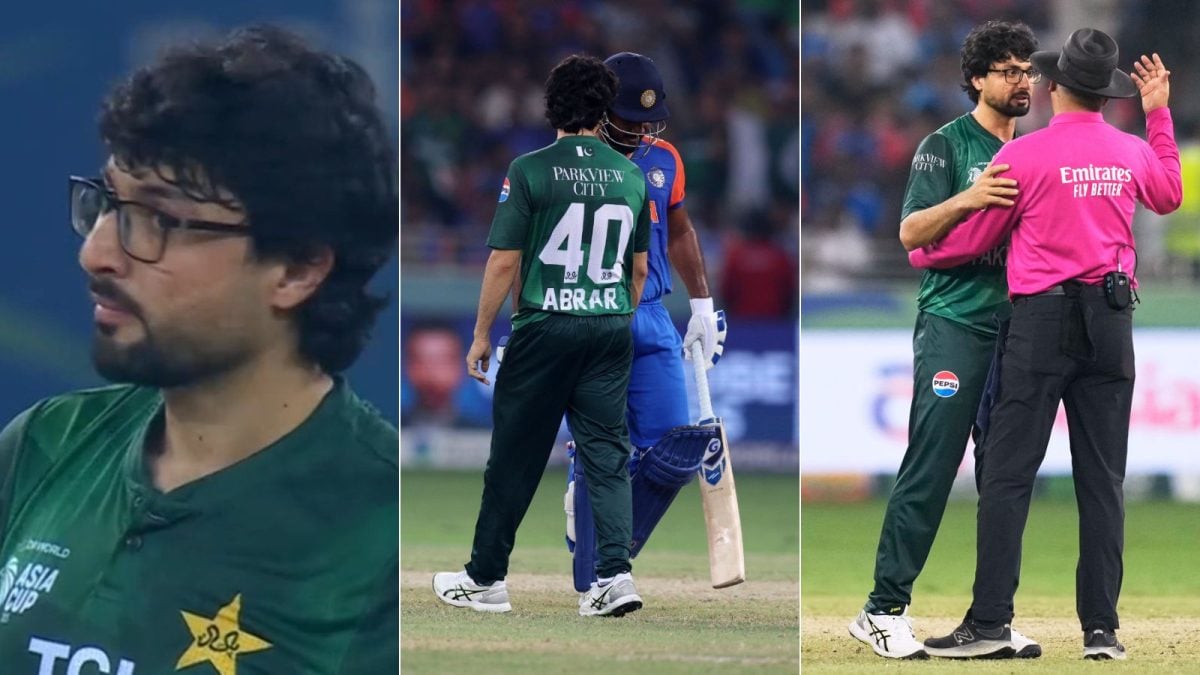 Umpire Warns Abrar Ahmed For Poking Sanju Samson After Taking His ...