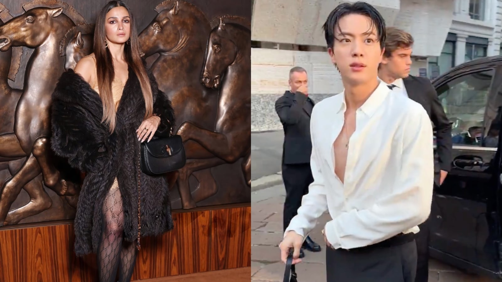 Usfijitimes | Alia Bhatt, BTS’ Jin Fans Lose It After Spotting Them ...