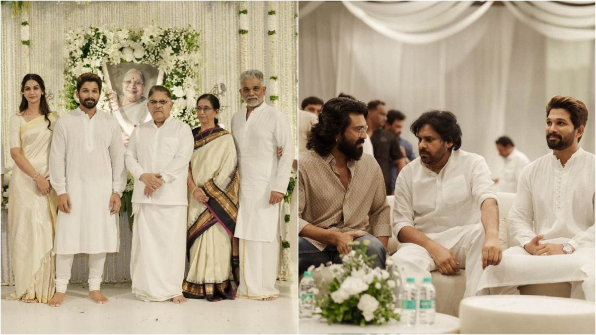 Allu Arjun, Ram Charan, Pawan Kalyan Unite For Allu Kanakaratnam’s Pedda Karma Ceremony | PICS ...
