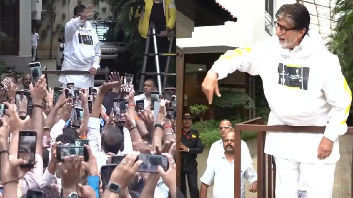 Amitabh Bachchan Greets Fans At Jalsa, Shares Emotional Video Of ...