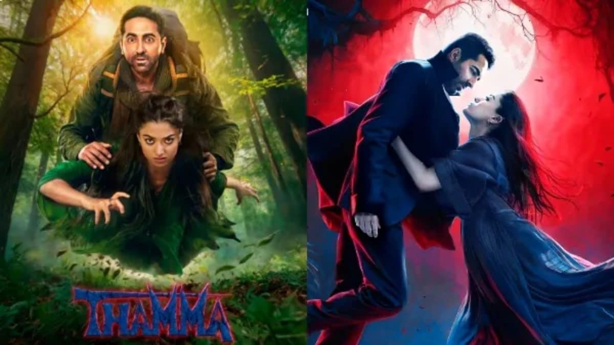 Thamma Trailer Out: Ayushmann Khurrana Jumps Off Buildings, Steps Into Rashmika Mandanna’s ...
