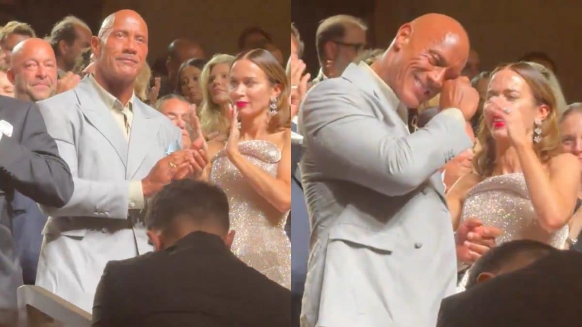 Dwayne Johnson In Tears As ‘The Smashing Machine’ Earns 15-Minute ...