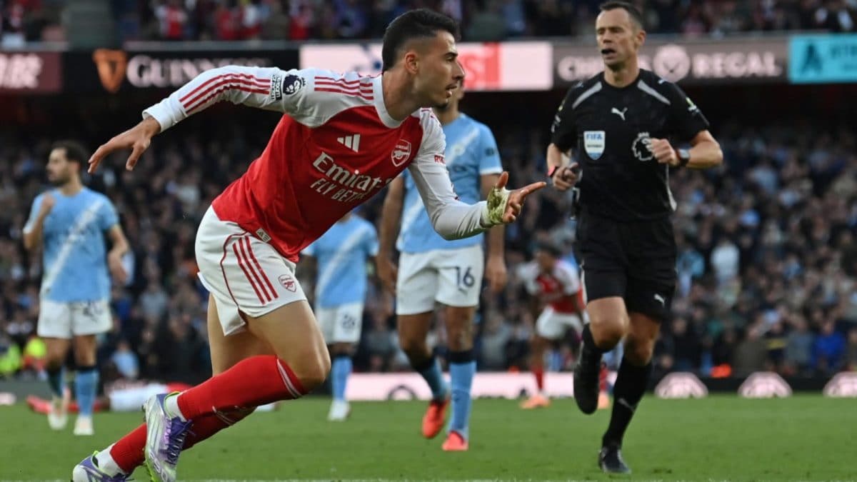 Gabriel Martinelli's Late Goal Salvages 1-1 Draw For Arsenal Against ...