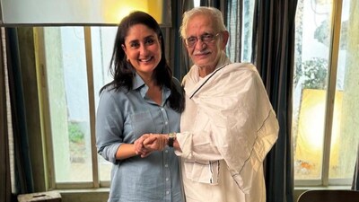 Kareena Kapoor Khan Meets Gulzar, Shares Photos With Legendary Lyricist ...