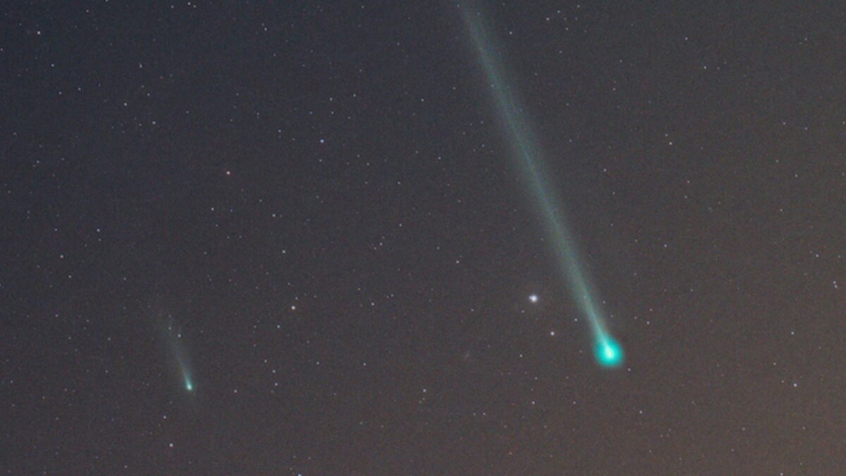 Rare Celestial Moment: Two Comets Appear Side By Side, Light Up Night ...