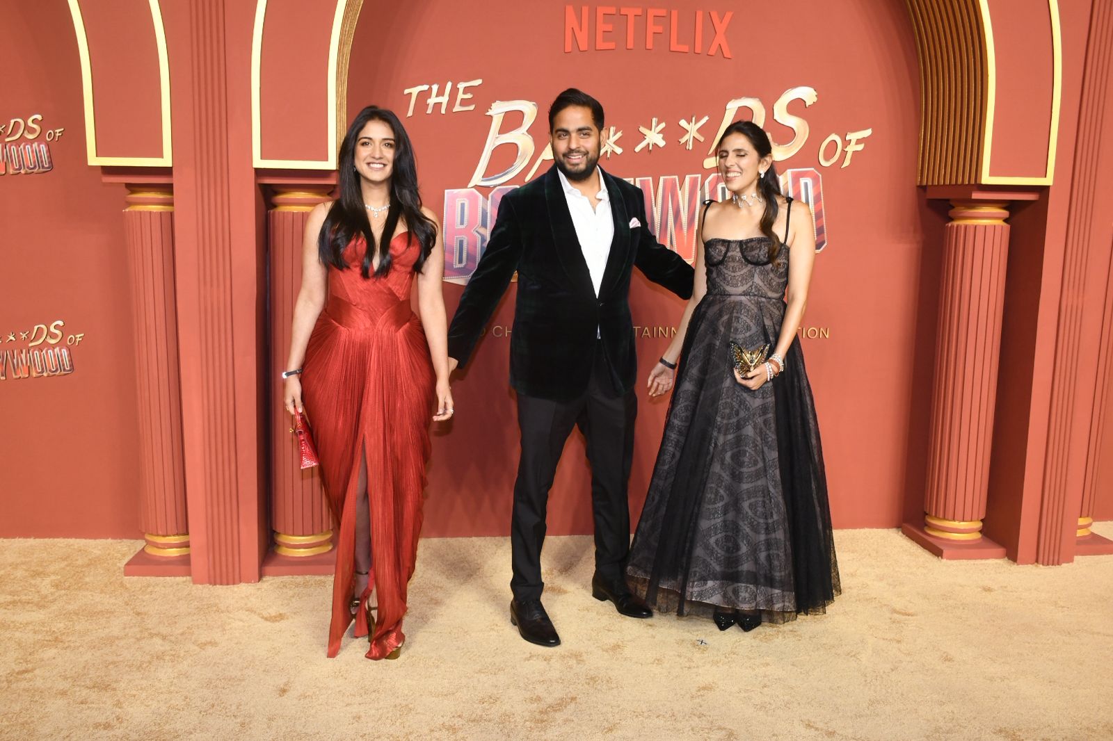 The Ba***ds Of Bollywood Premiere: Radhika Merchant, Akash Ambani And Shloka Turn Heads