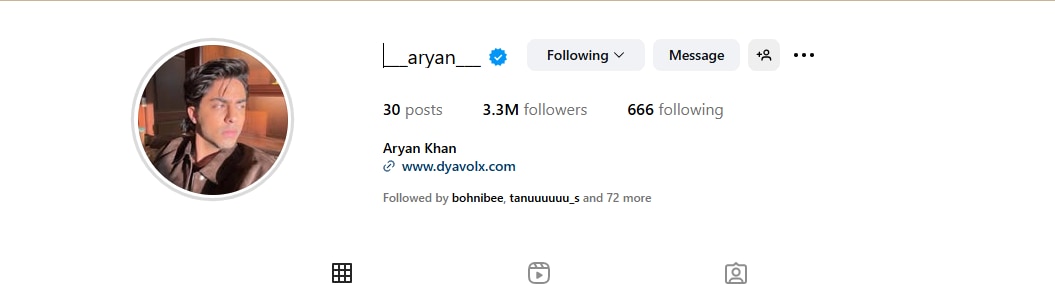 Aryan Khan Updates His Instagram Profile With His Own Picture After ...