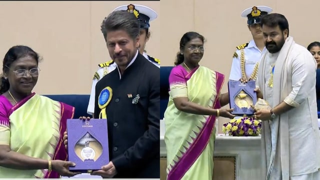 71st National Film Awards Highlights: Mohanlal Wins Dadasaheb Phalke Award; SRK, Vikrant Massey ...