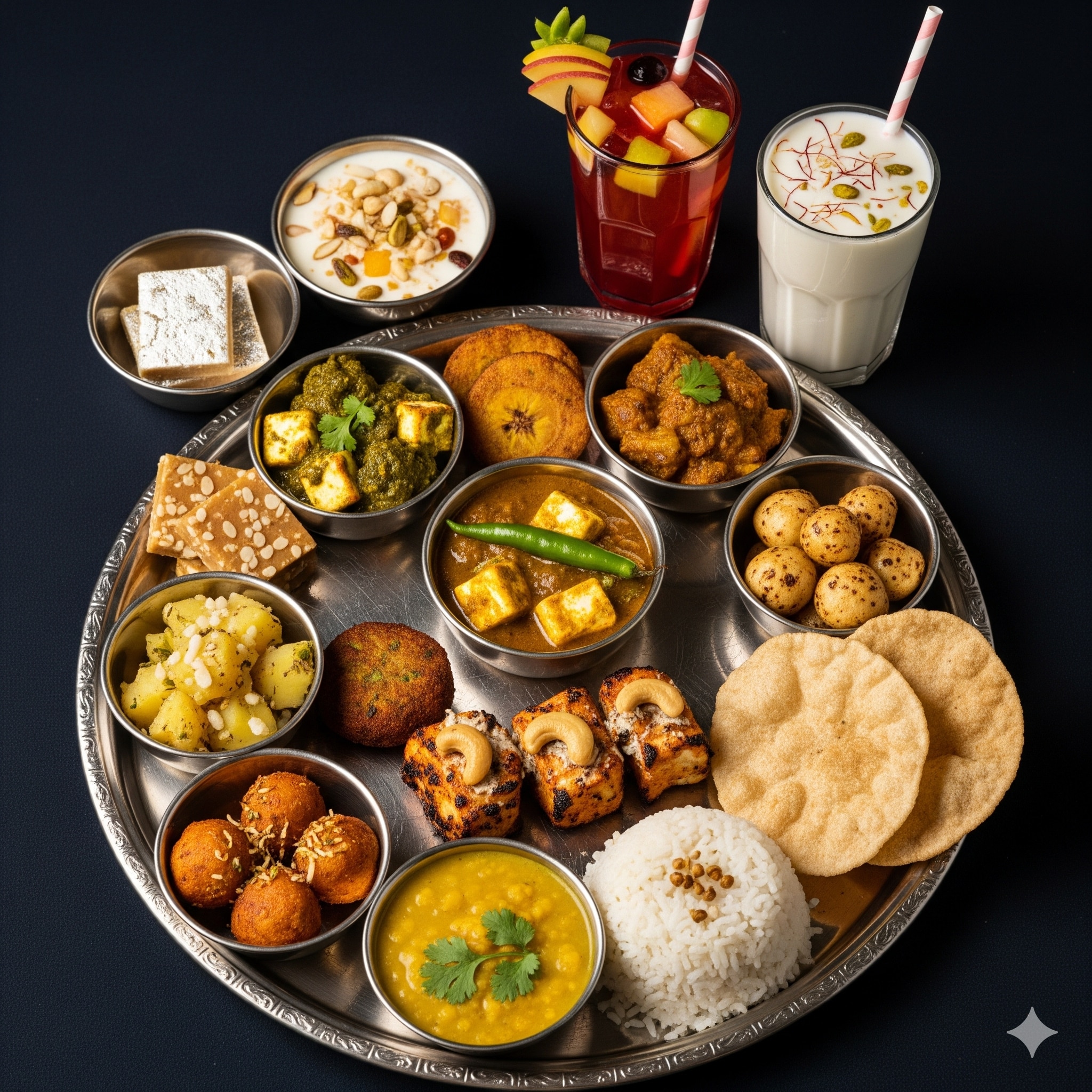 Navratri 2025 Food Guide: Best Satvik Thalis, Vrat Menus And Festive ...