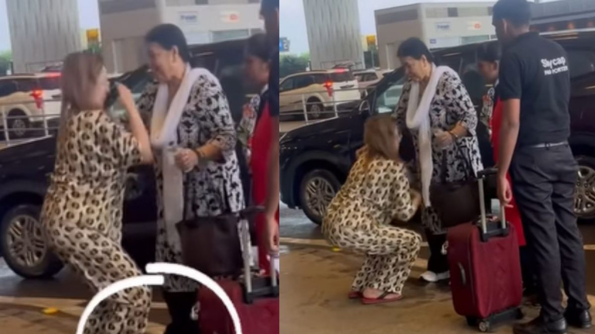 TMKOC Star Munmun Dutta Touches Mom’s Feet At Mumbai Airport, Fans Say ...