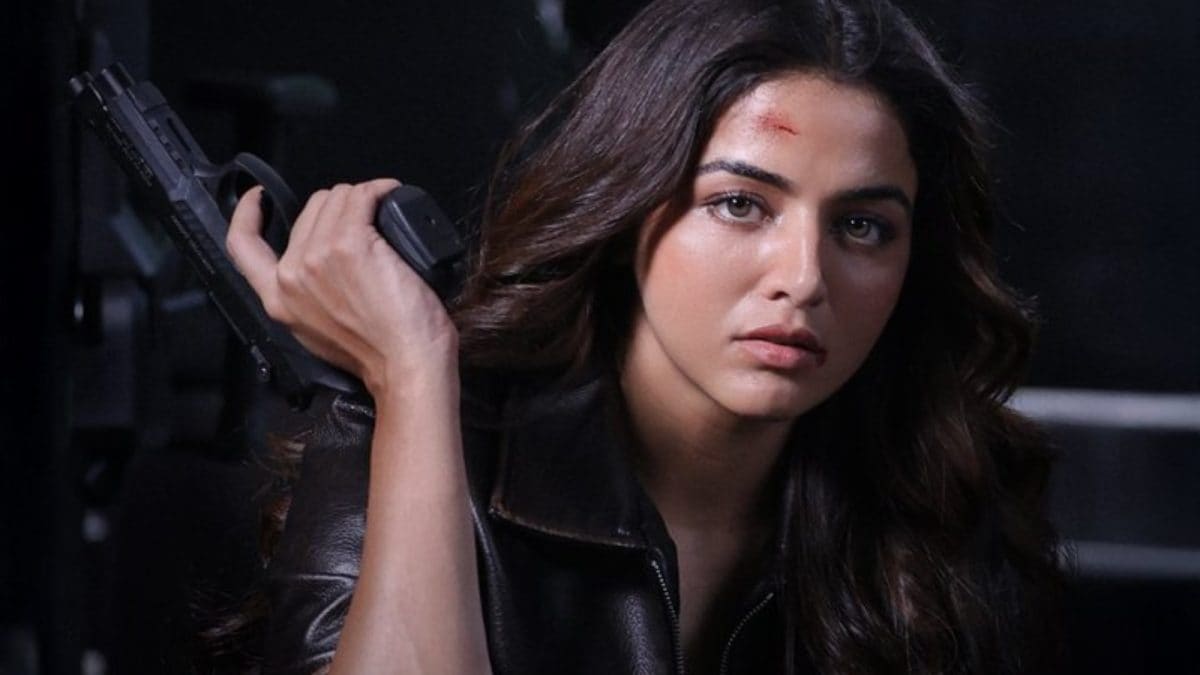 Wamiqa Gabbi Brandishes A Gun, Maintains Fearless Look In New G2 Poster ...