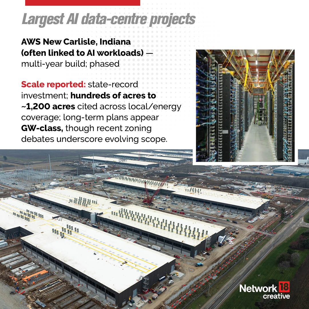 Tech Giants Race To Build Mega AI Data Centres | Photos