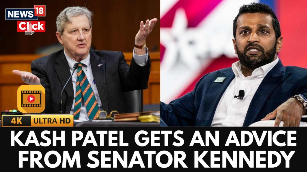 Senator John Kennedy Grills FBI’s Kash Patel - News18