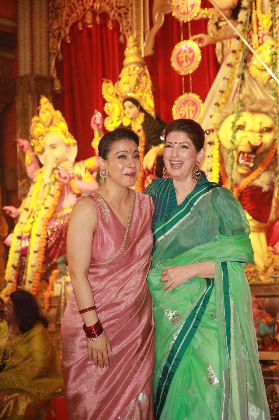 Maha Ashtami 2025: Kajol, Bipasha Basu, Rani Mukerji, Twinkle Khanna Stun In Beautiful Sarees