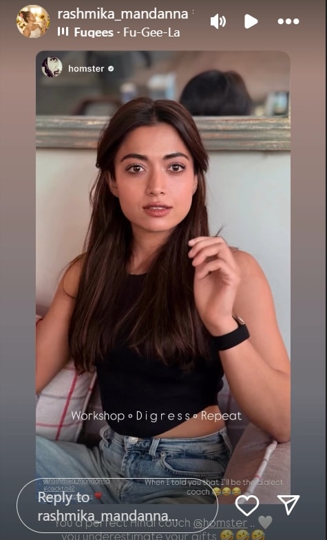 Rashmika Mandanna's New BTS Photo From Cocktail 2 Sets Goes Viral | See Here | Bollywood News ...