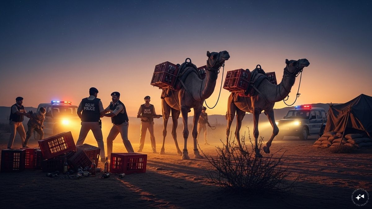 Camels As Couriers: Delhi Police Bust Racket Smuggling Alcohol | New ...