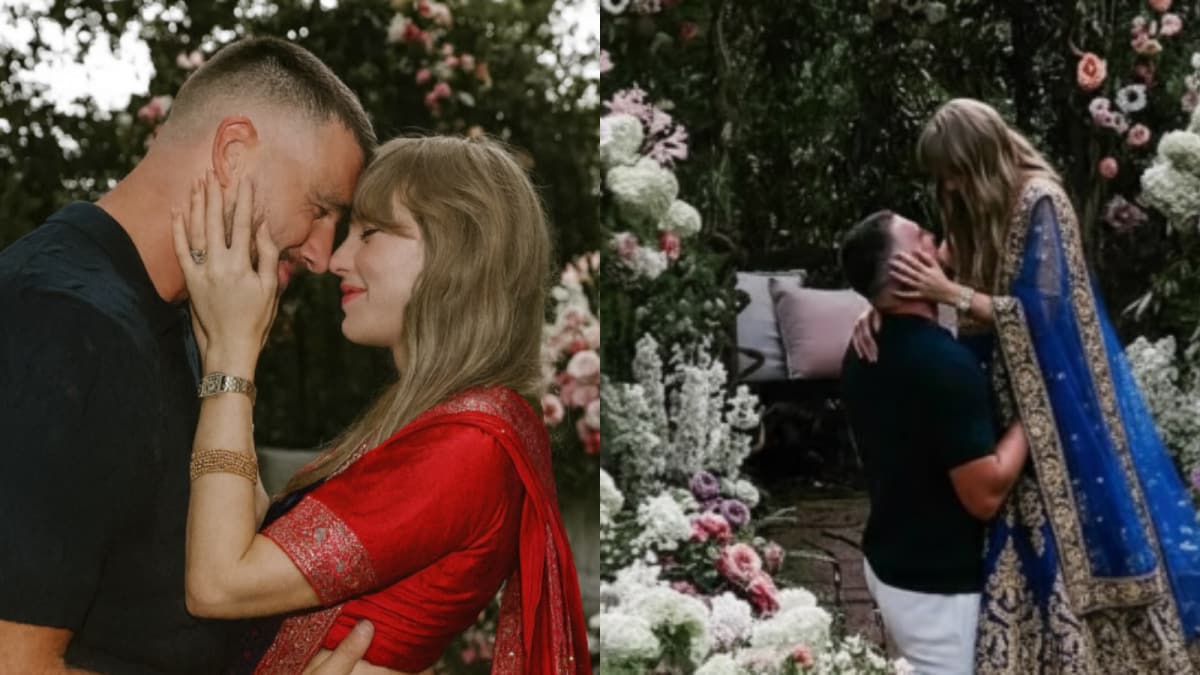 Viral Post Imagines Taylor Swift As Indian Bride. Desi Fans Sing ...