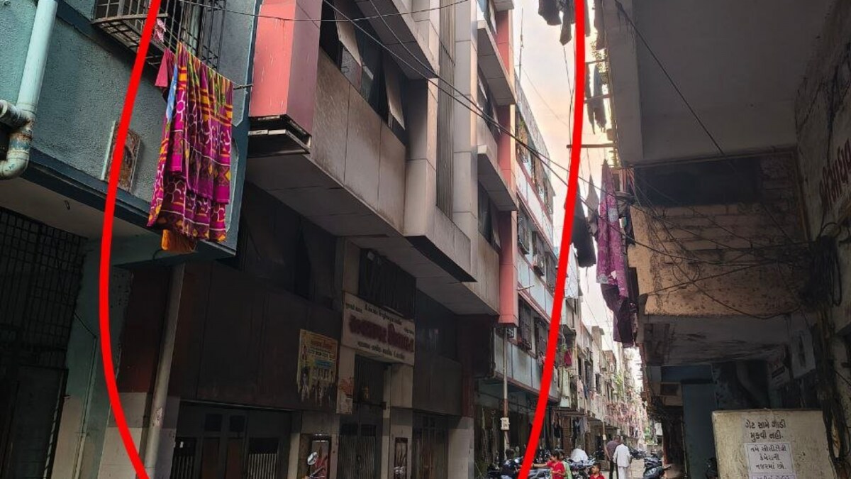This Surat School Is Sandwiched Between Residential Buildings With ‘No ...