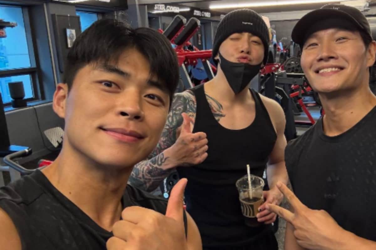 BTS members RM, V, and Jungkook share gym photos with bodybuilder Ma ...