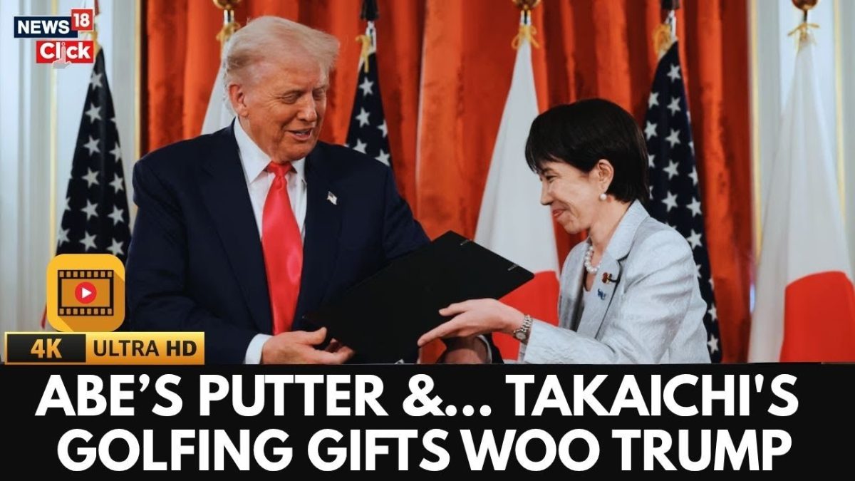 Takaichi Gifts Trump Abe’s Iconic Putter | Japan’s PM Contender Woos ...