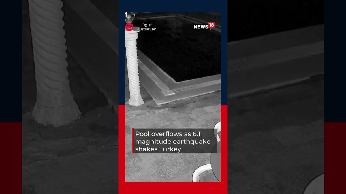 Eyewitness Video Shows A Pool Overflowing As A 6.1 Magnitude Earthquake ...