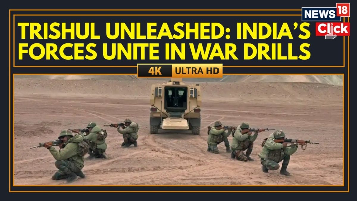 India Flexes Military Muscle | Trishul Joint War Exercise Begins ...