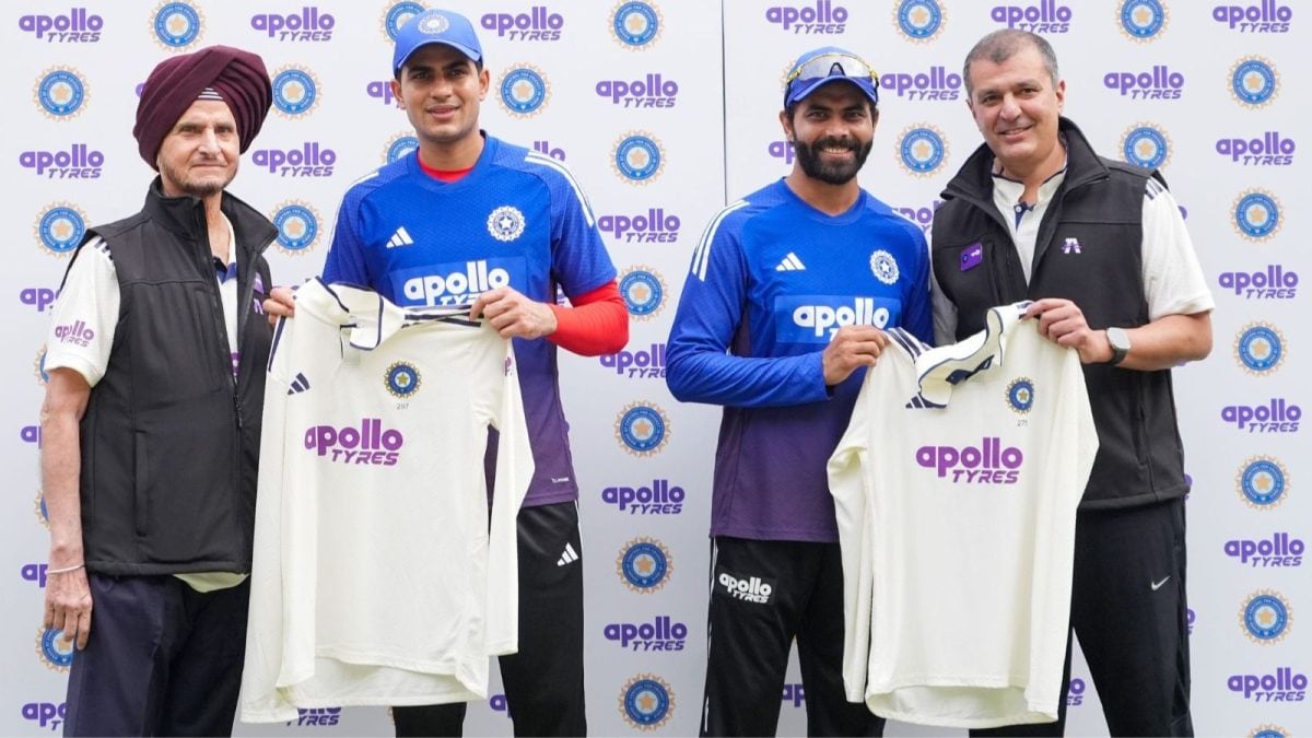 Apollo Tyres Logo Unveiled on Men’s Cricket Team Jersey | Cricket News ...
