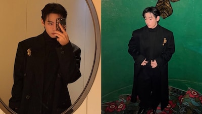 BTS' V Sends ARMY Into Frenzy With New Shirtless Pic From Paris Fashion ...