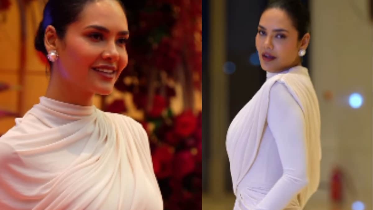 Be Right Back, Busy Admiring Esha Gupta In A White Body-Hugging Gown ...