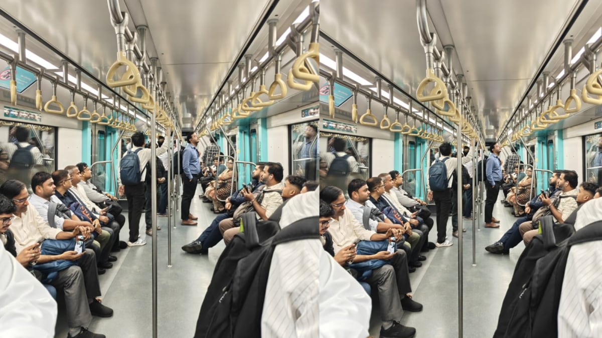 In Photos, How Mumbai Metro Aqua Line 3 Looked During 'Morning Rush' A ...