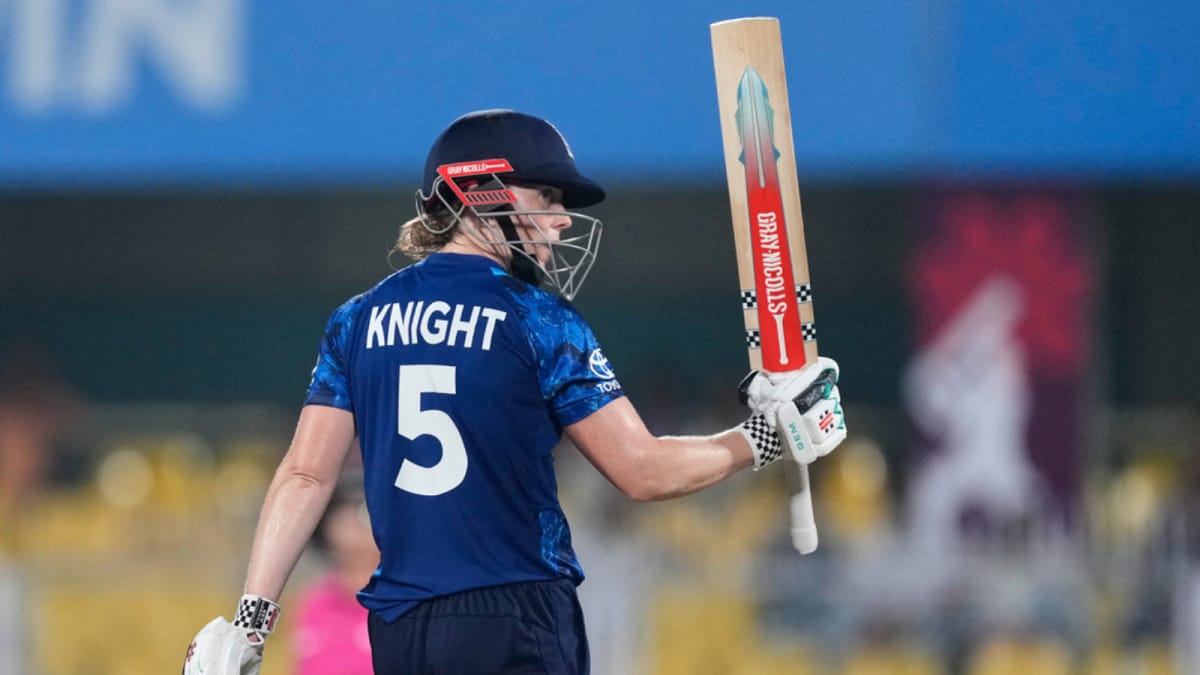 Women's World Cup: Heather Knight's Unbeaten 79 Leads England To 4 ...