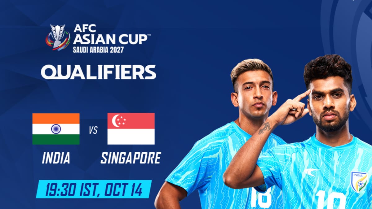 India Vs Singapore, AFC Asian Cup 2027 Qualifiers: When And Where To ...