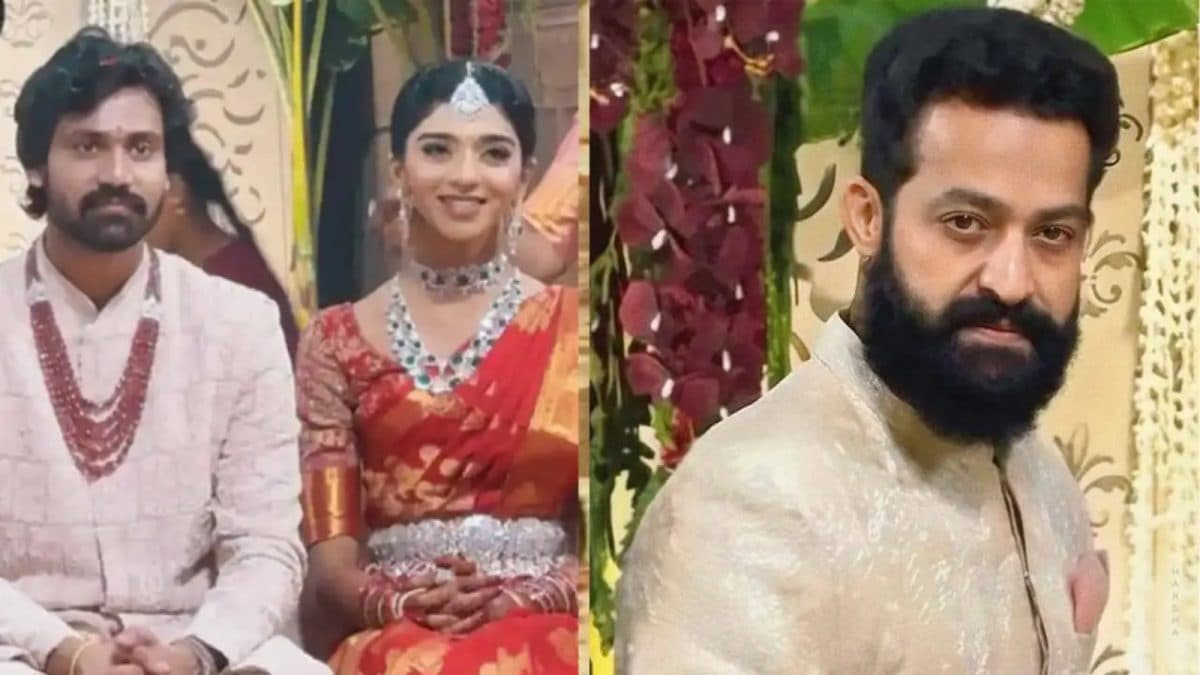Jr NTR Attends Brother-In-Law Narne Nithiin’s Wedding, Poses With ...