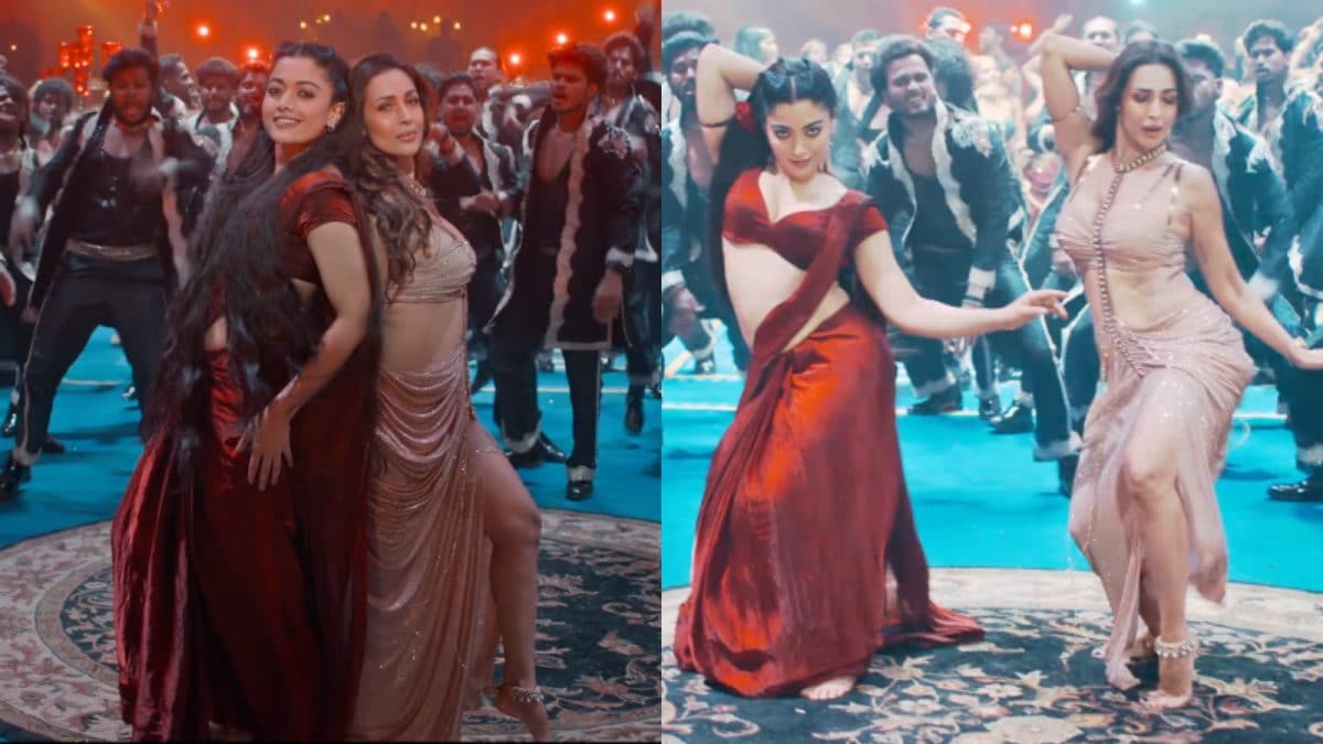 Malaika Arora, Rashmika Mandanna Burn Dance Floor In Thamma New Song ...