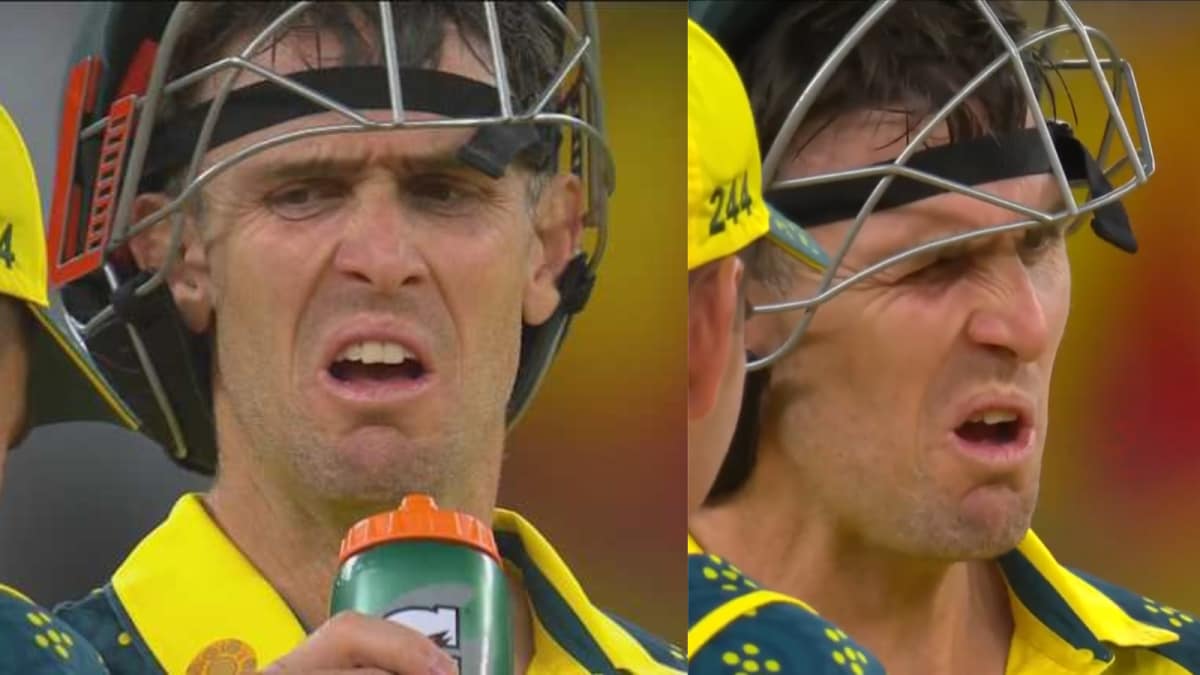 AUS's Mitchell Marsh Tricked To Drink 'Pickle Juice' Vs India, Video ...