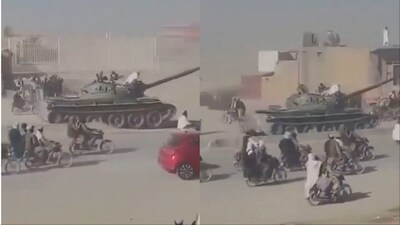 Tanks Speed Through Afghan Streets In Viral Video, Taliban Says ...