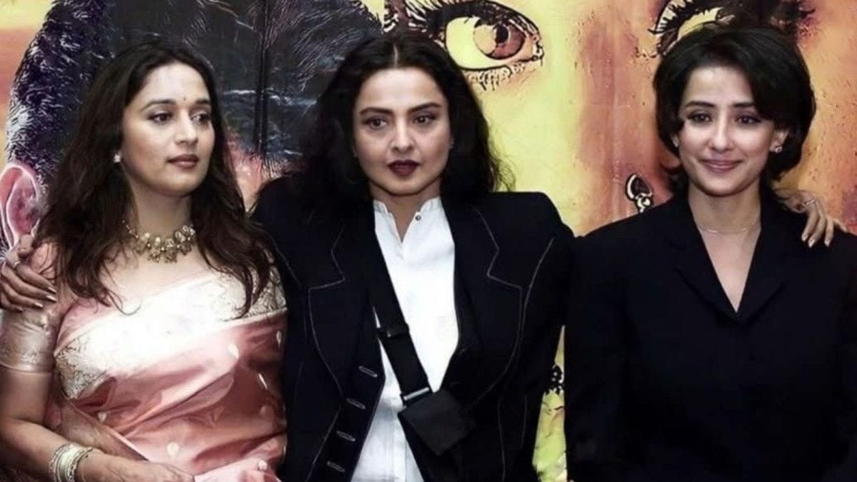 Rekha, Madhuri Dixit, Manisha Koirala In One Frame – Can You Guess The Film?